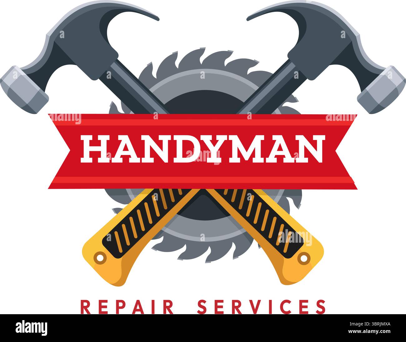 Colorful handyman logo Stock Vector Image & Art - Alamy