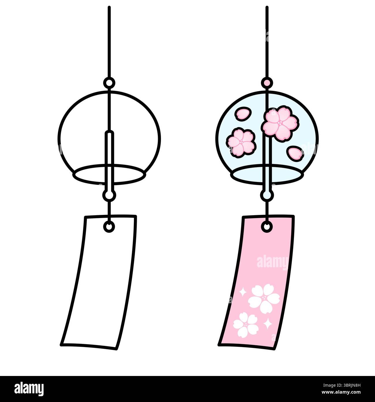 Furin japan Stock Vector Images - Alamy