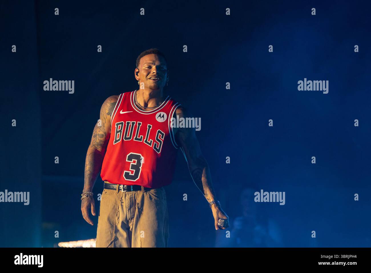 Kane Brown during the Windy City Smokeout Music Festival at United ...
