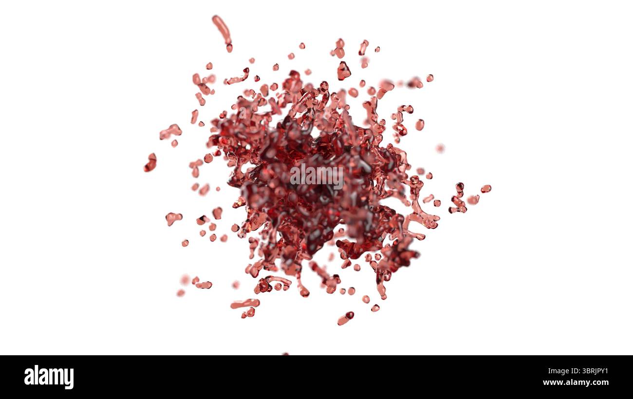 3d red wine water Cut Out Stock Images & Pictures - Alamy