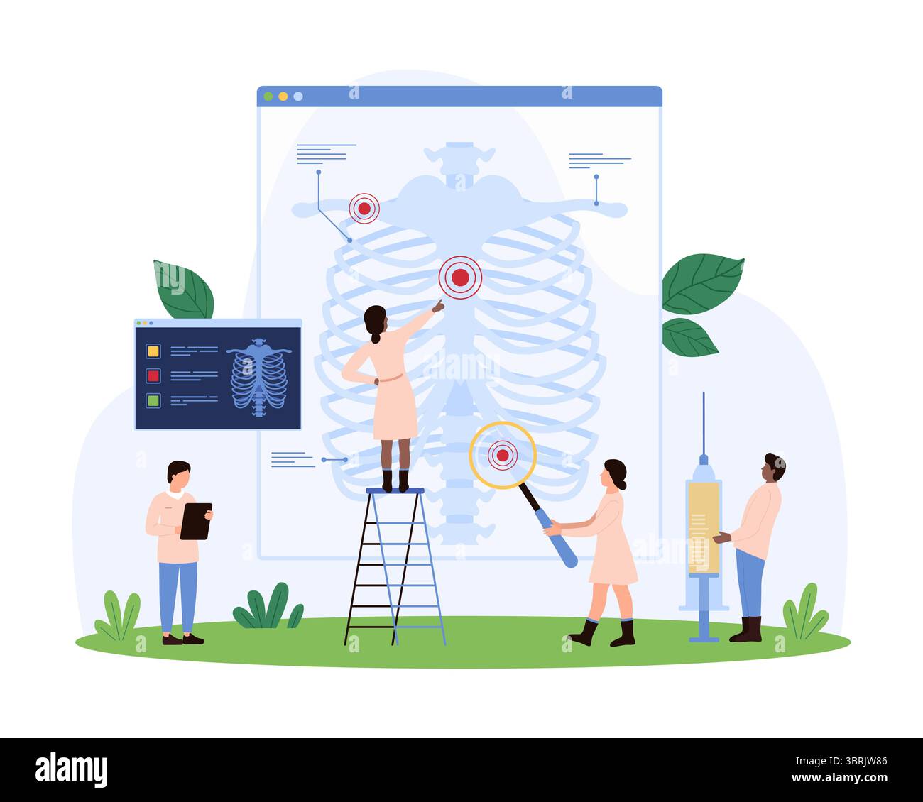 Diagnosis and treatment of human spine and bone diseases by ...