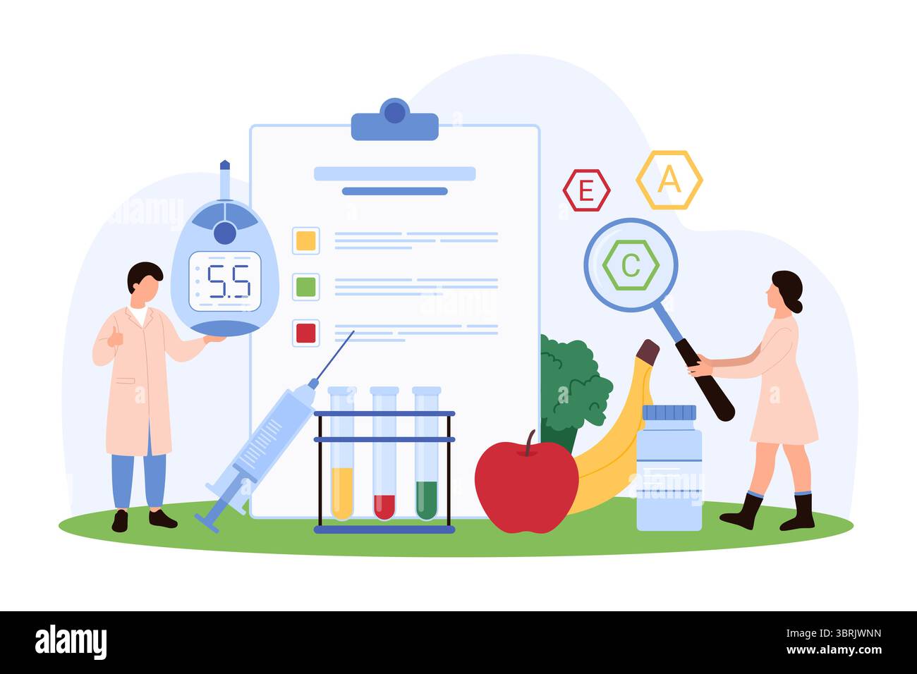 National nutrition month annual Stock Vector Images - Alamy