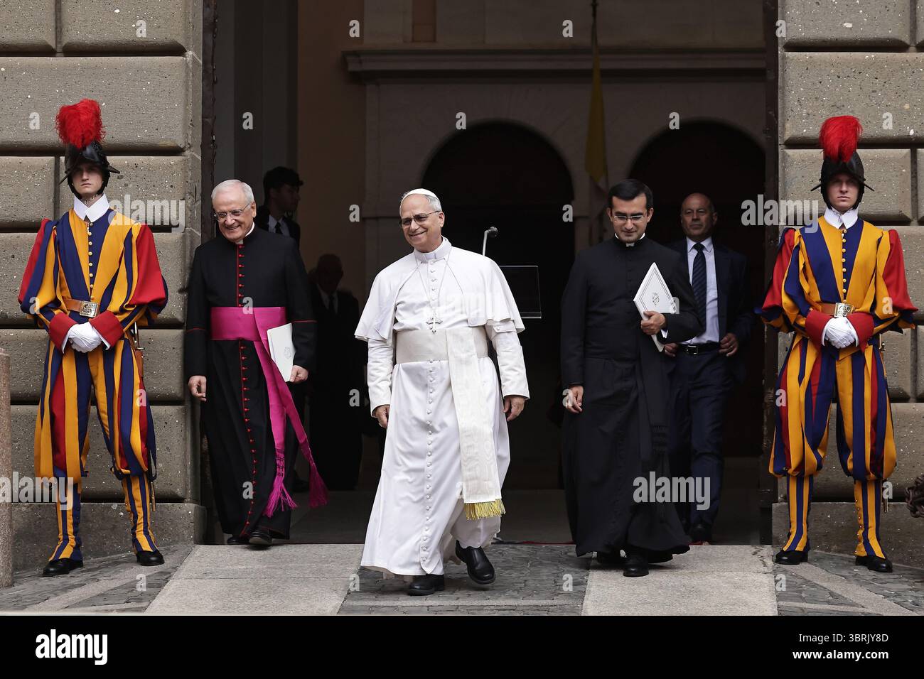 July 13, 2025. Castle Gandolfo, Rome: Pope Leo XIV celebrates Sunday ...