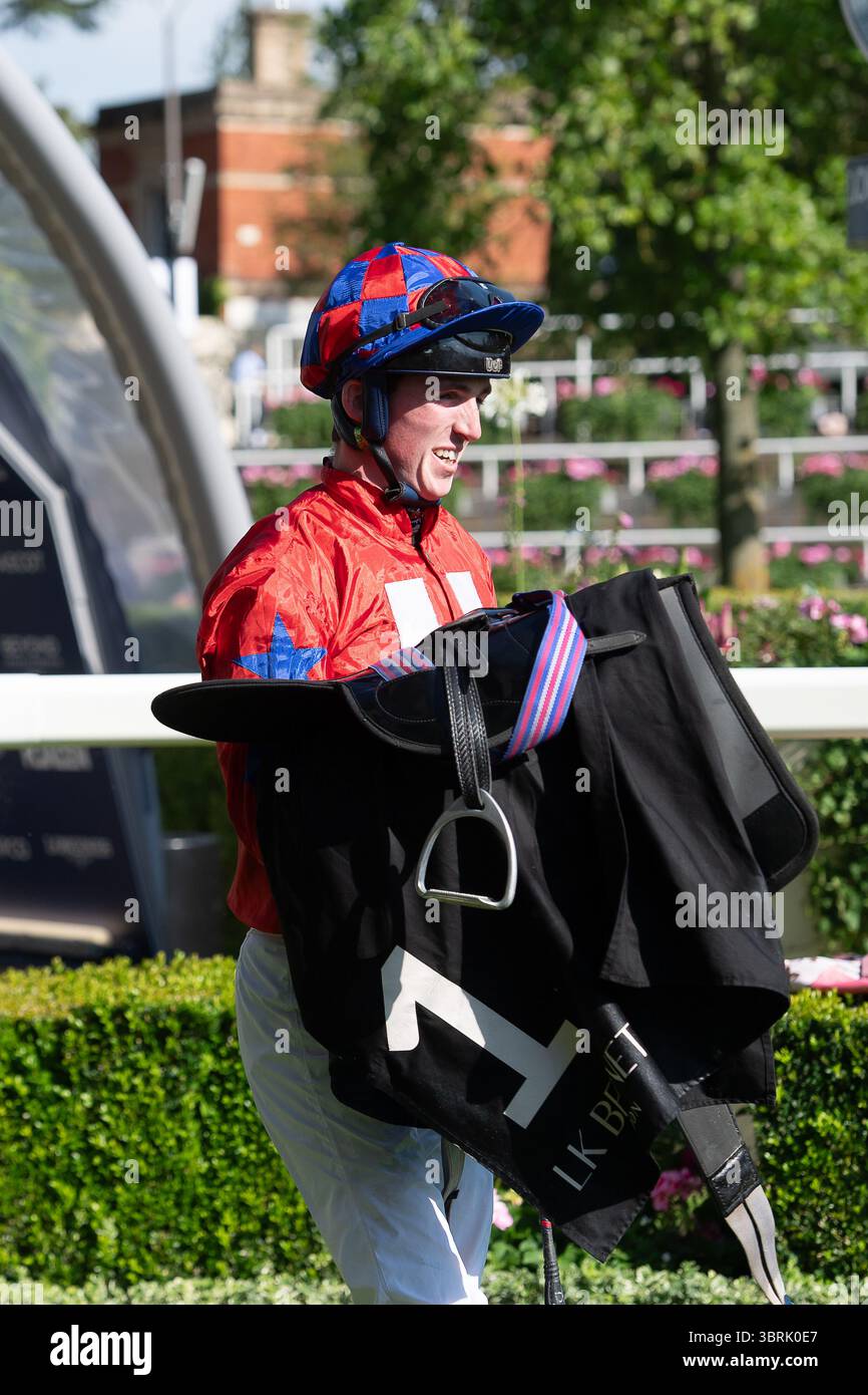 Ascot, Berkshire, UK. 12th July, 2025. The Winners Presentation after ...