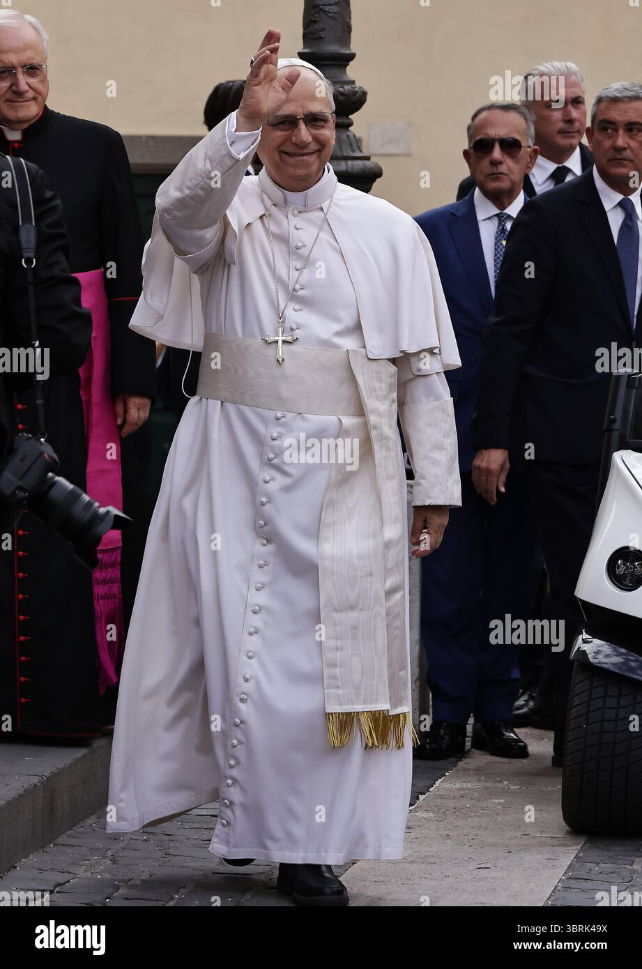 July 13, 2025. Castle Gandolfo, Rome: Pope Leo XIV celebrates Sunday ...