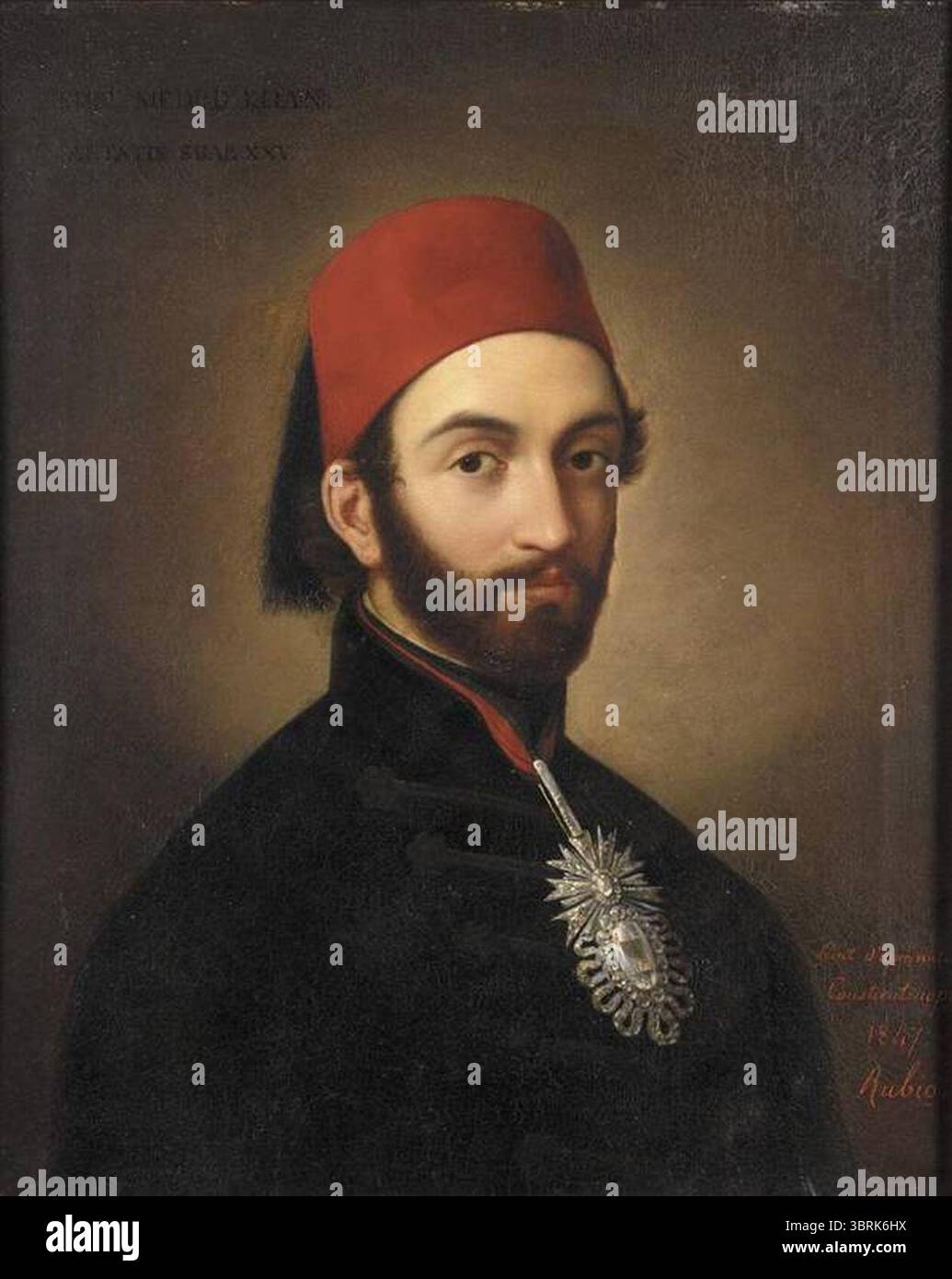 Luigi Rubio Portrait of Sultan Abdül Mecid I Stock Photo - Alamy