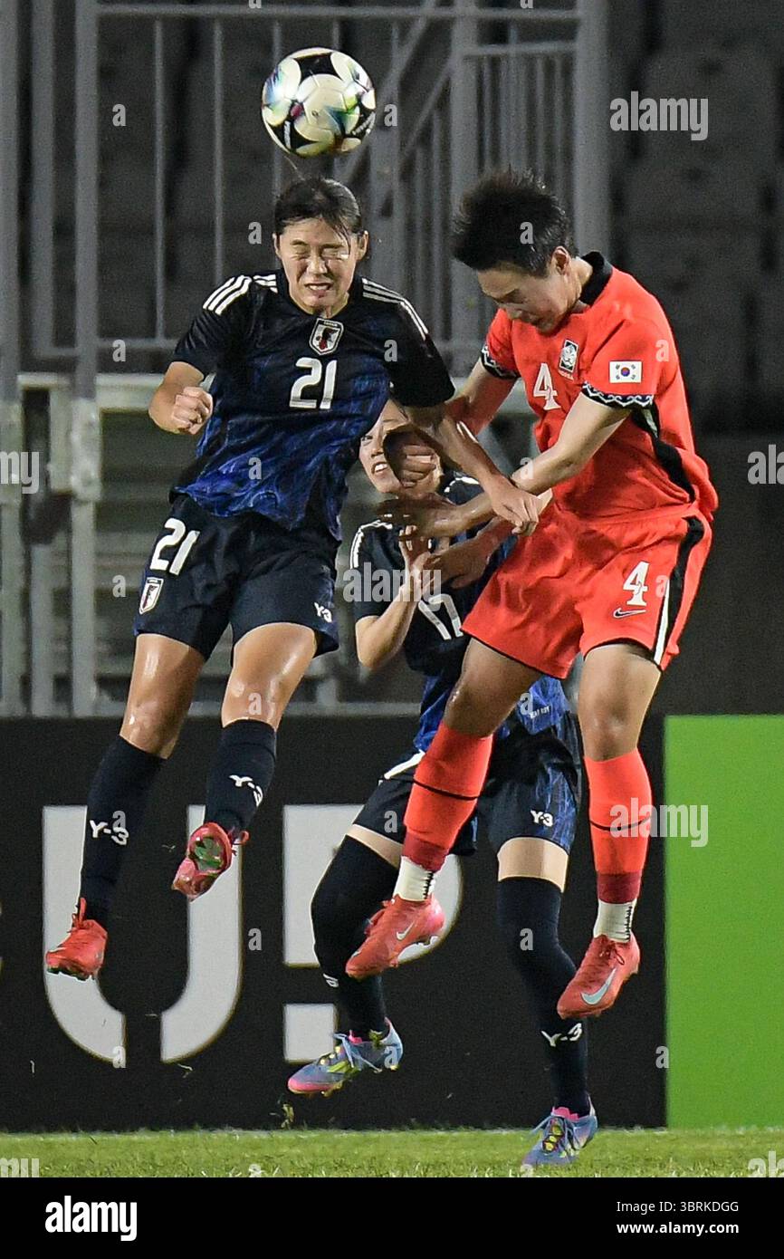 Hwaseong, Korea Republic. 13 July, 2025. Rion Ishikawa #21 of Japan ...