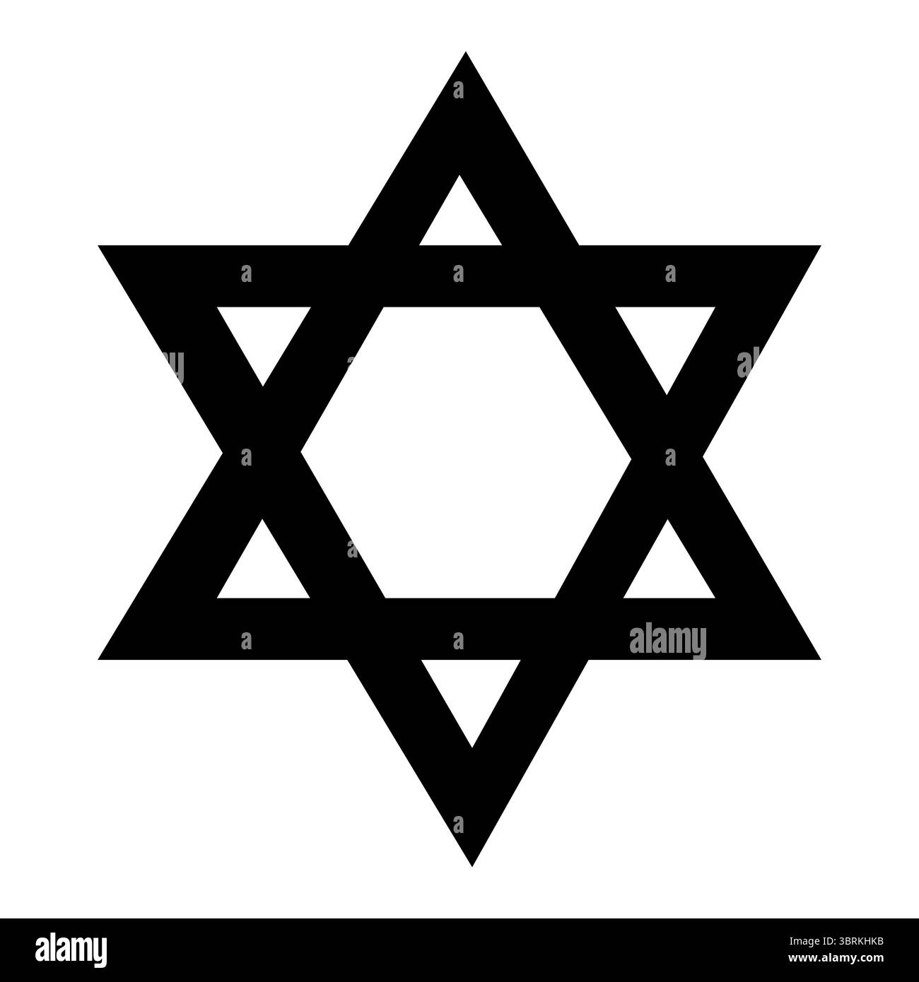 David star black icon. Judaism symbol mockup. Israeli flag symbol. Six ...