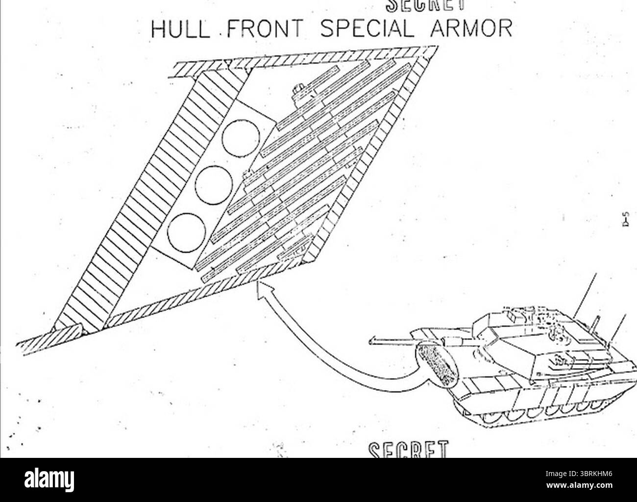 M1 Abrams Hull Front Special Armor Stock Photo - Alamy