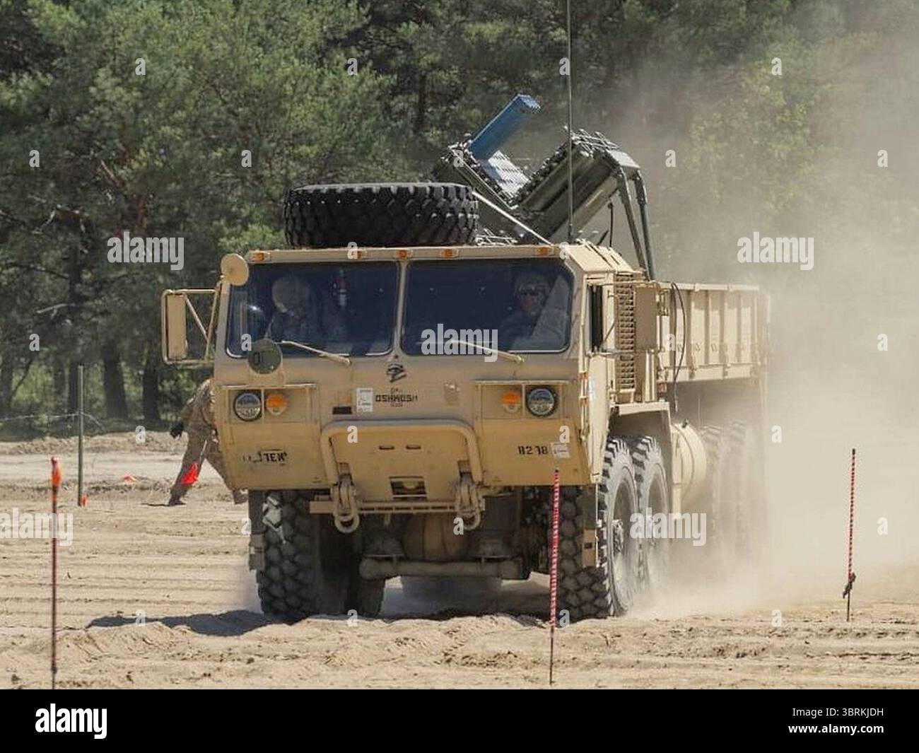 M977 HEMTT with M136 Volcano mine dispensing system Stock Photo - Alamy