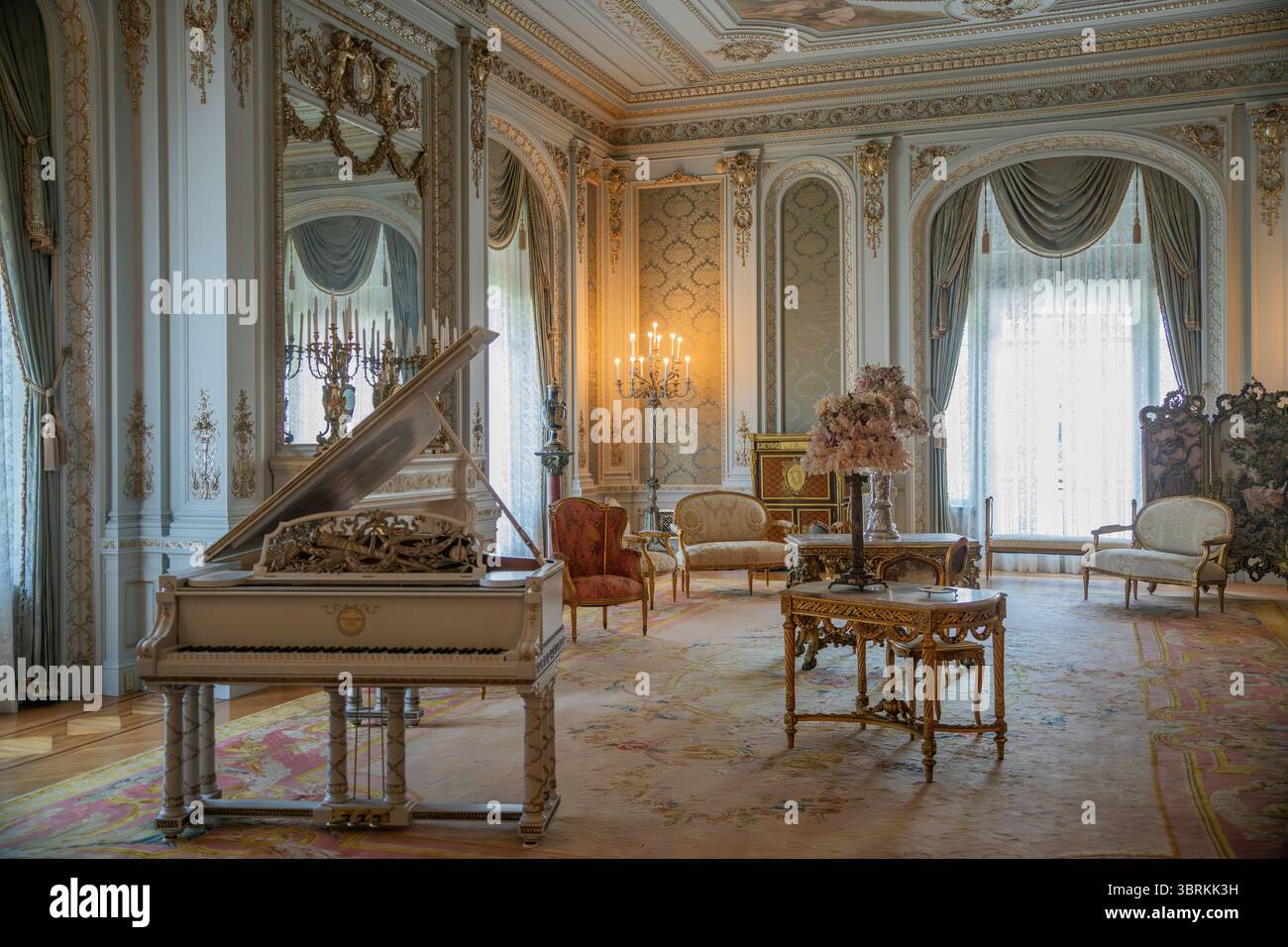 Palm Beach, Florida: Flagler museum Whitehall is a 75-room, 60,000 ...