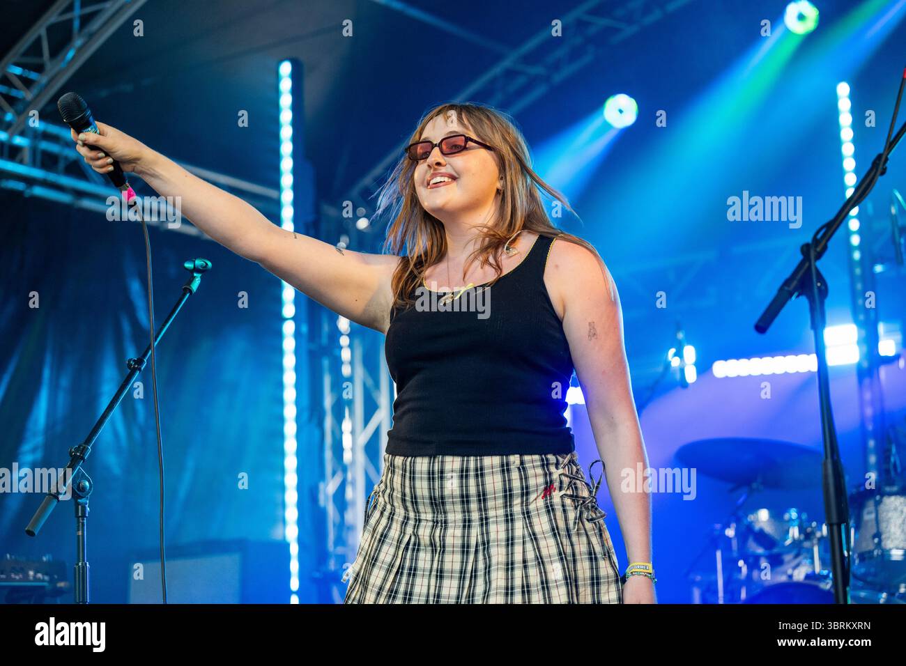 Nell Mescal, the younger sister of actor Paul Mescal, performs on the ...