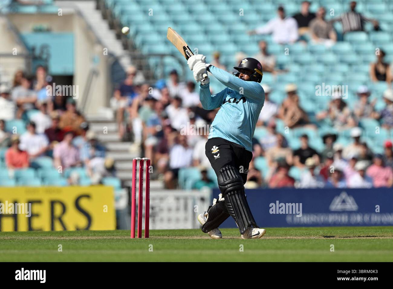 London, England, 13th July, 2025: Ryan Patel of Surrey during the ...