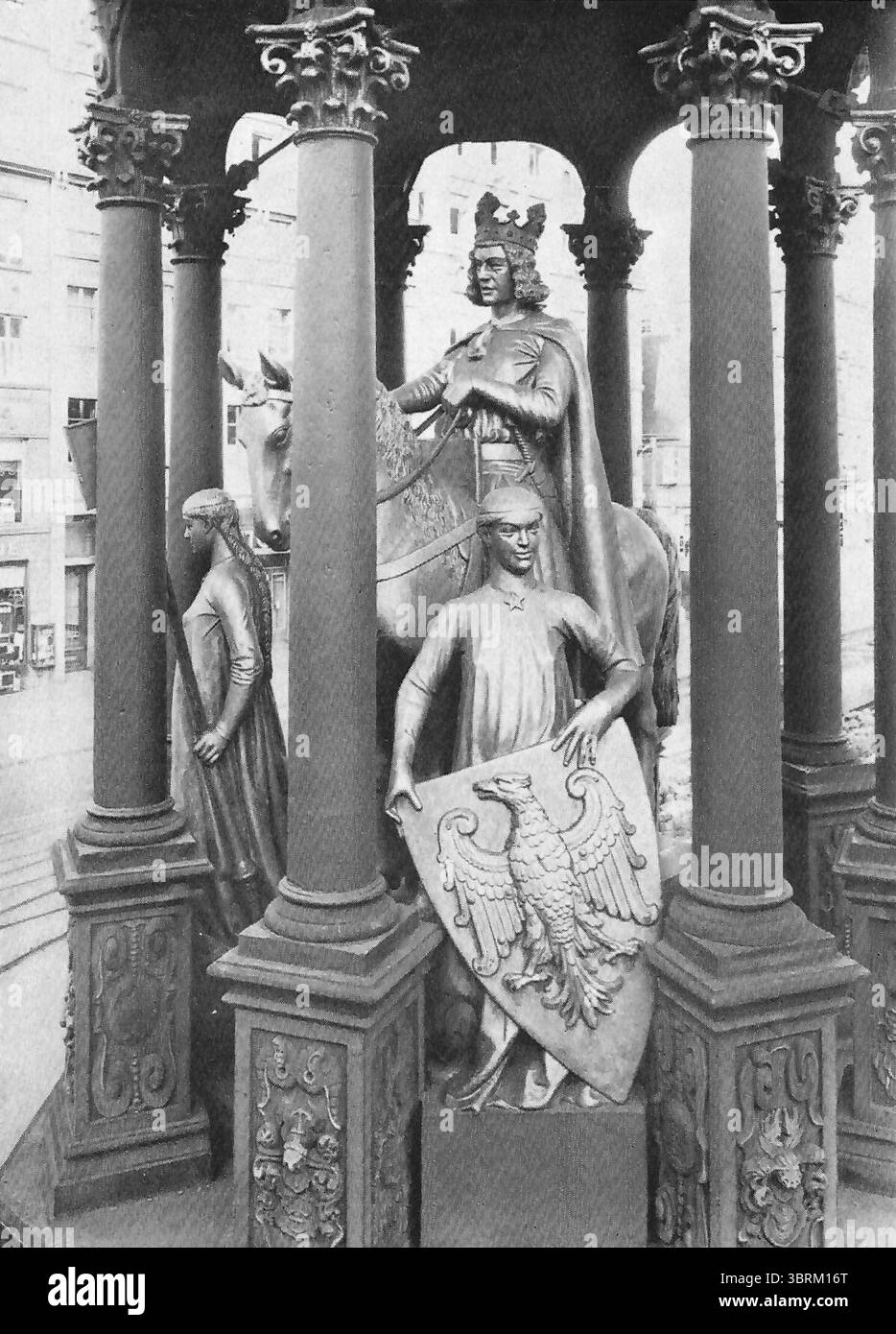 Magdeburg Das Kaiser-Otto-Denkmal Bild 2 Stock Photo - Alamy