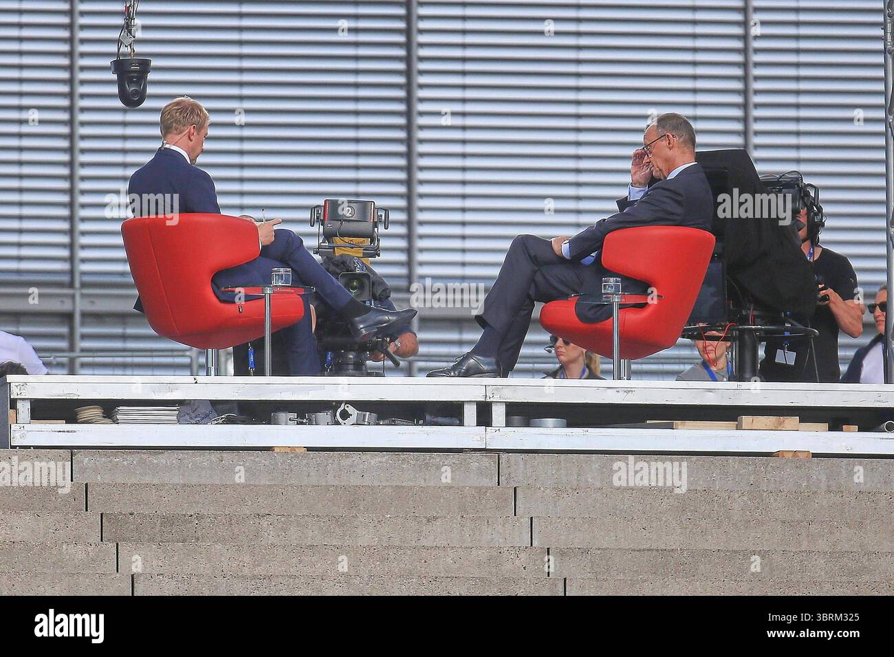 Berlin, Deutschland, 13.07.2025: ARD-Sommerinterview: Markus Preiß ...
