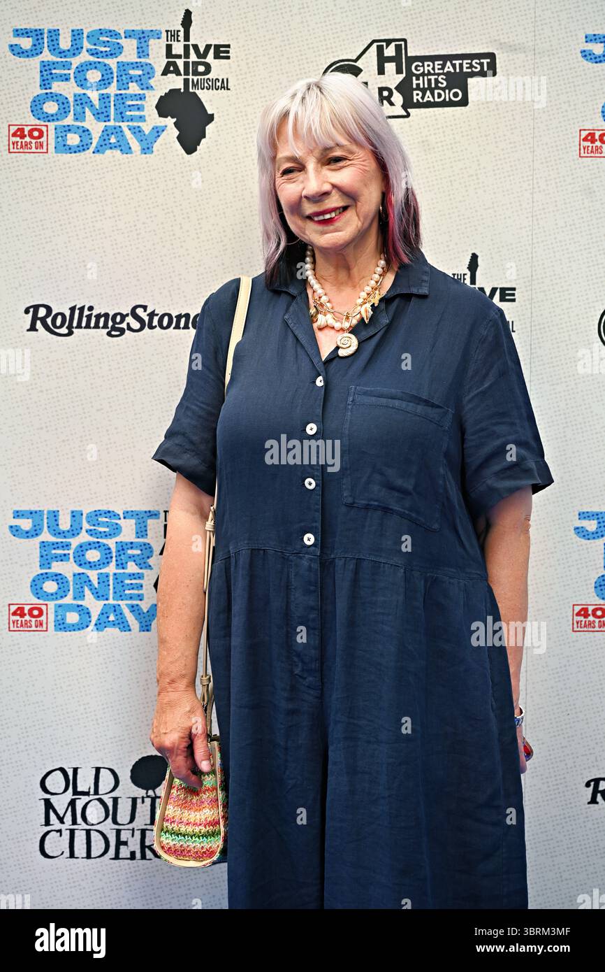 LONDON, UK. 13th July, 2025. Dee Flower at Live Aid 40th Anniversary Special Performance 'Just ...