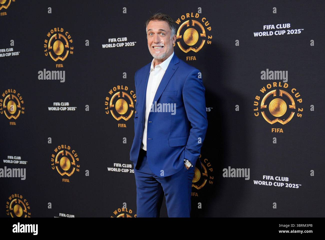 Former Argentinian player Gabriel Batistuta arrives for the Club World ...