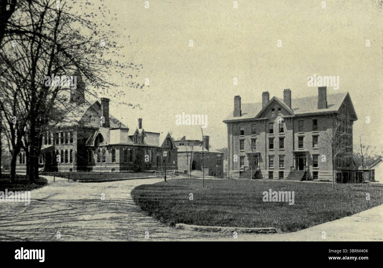 Main building, gymnasium, Abbot Hall, Phillips Exeter Academy 1903 ...