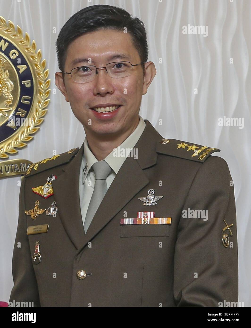 Maj. Gen. Goh Si Hou, Chief of Army, Singapore Armed Forces Stock Photo ...