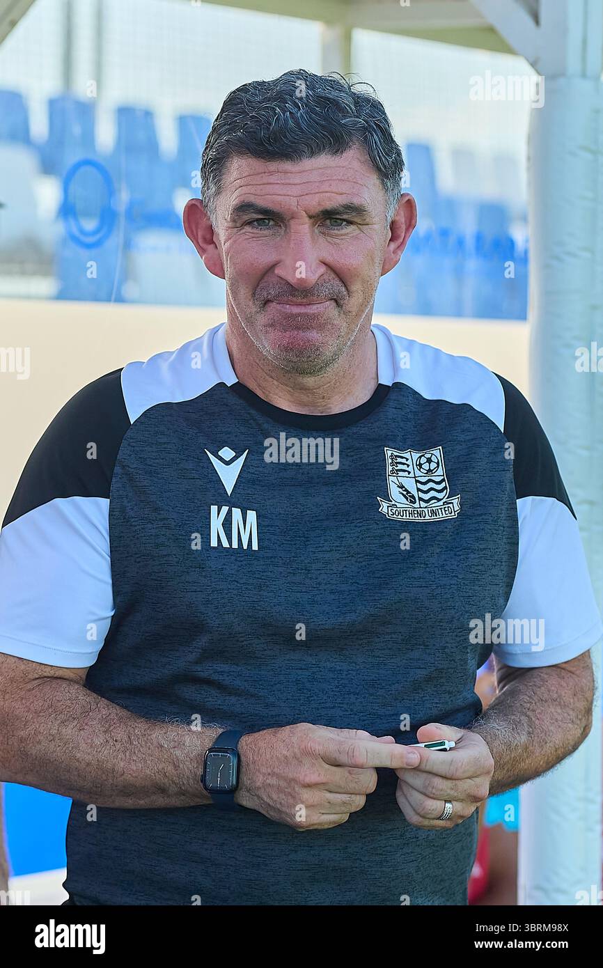 MURCIA, SPAIN - JULY 12: The Pre-Season Friendly match between Cardiff ...