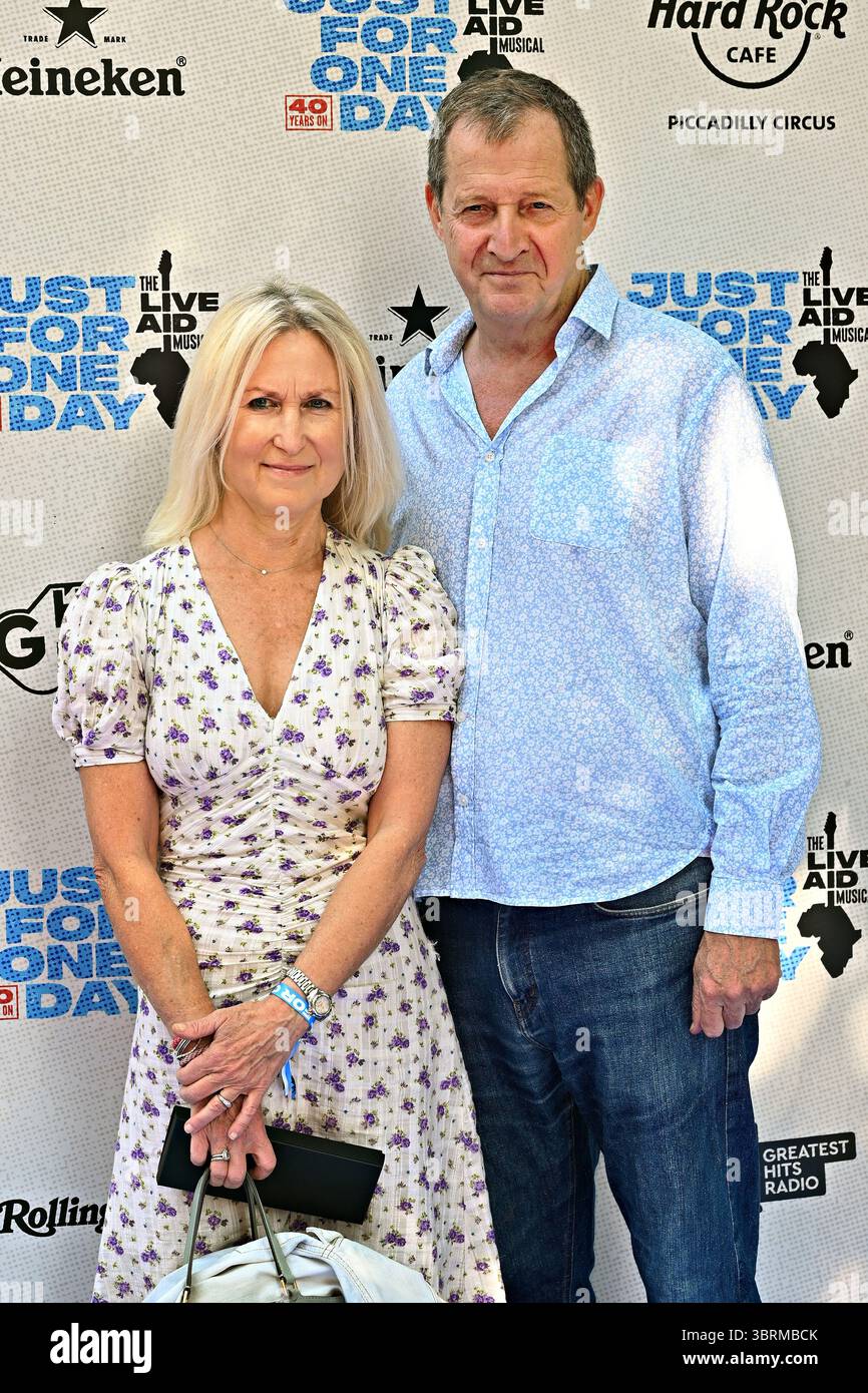 LONDON, ENGLAND - 13 July 2025: Fiona Millar, Alastair Campbell at Live ...