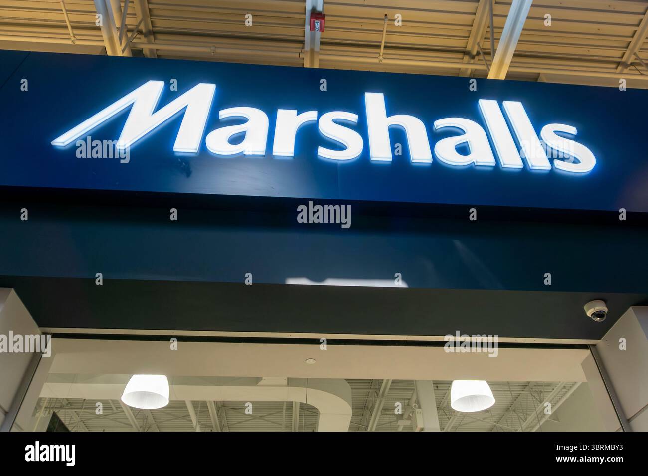 ROCKY VIEW, CANADA - MAY 2, 2025: Marshalls storefront at Rocky View ...