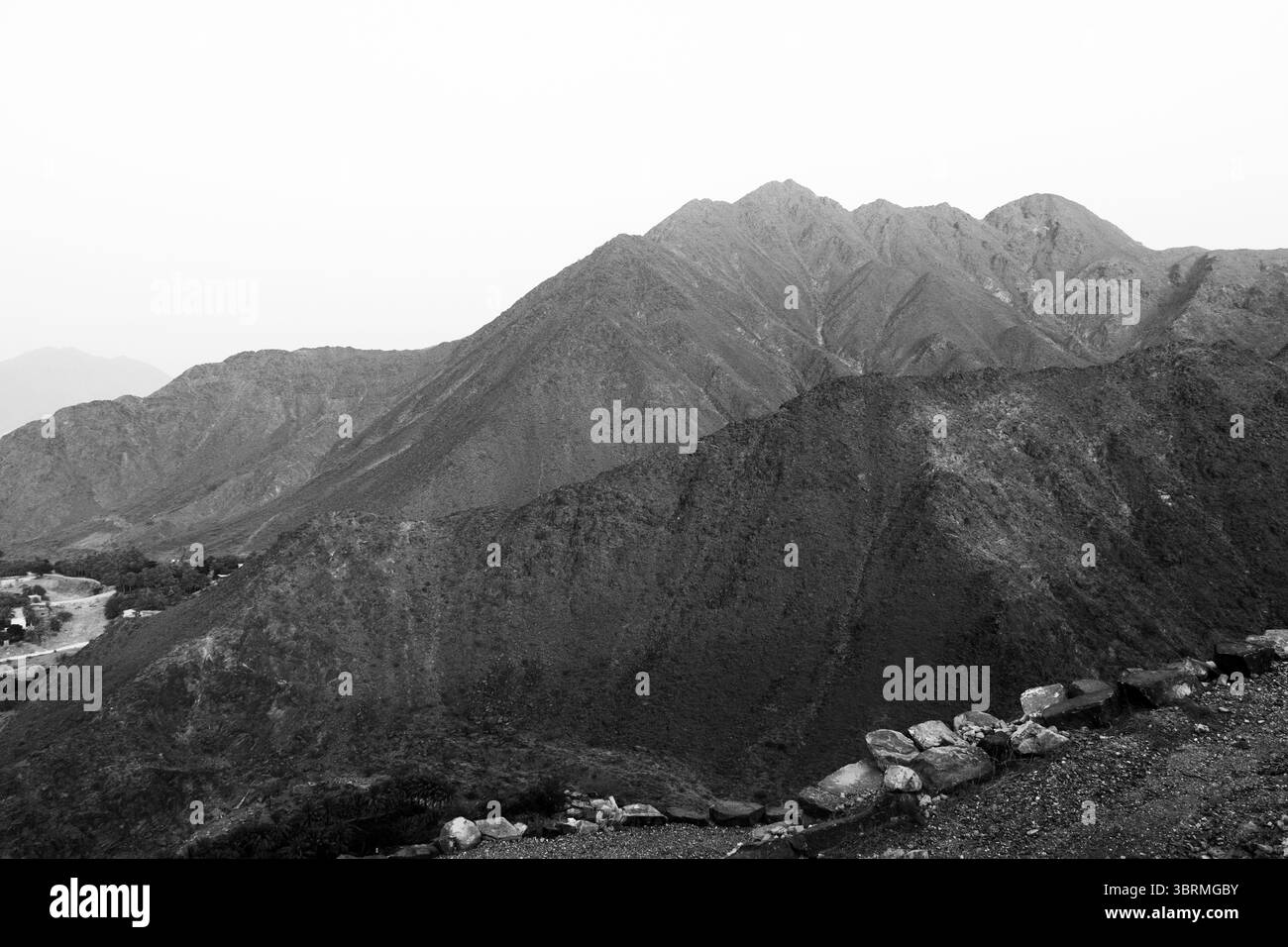 View vast rugged landscape Black and White Stock Photos & Images - Alamy