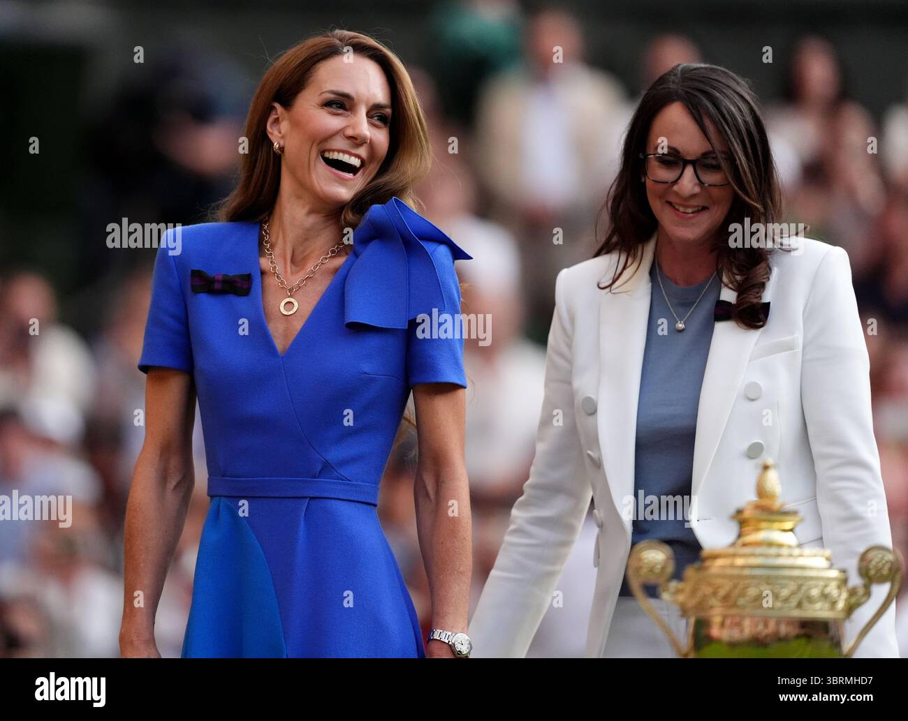 The Princess of Wales with Sally Bolton OBE, Chief Executive of The All ...