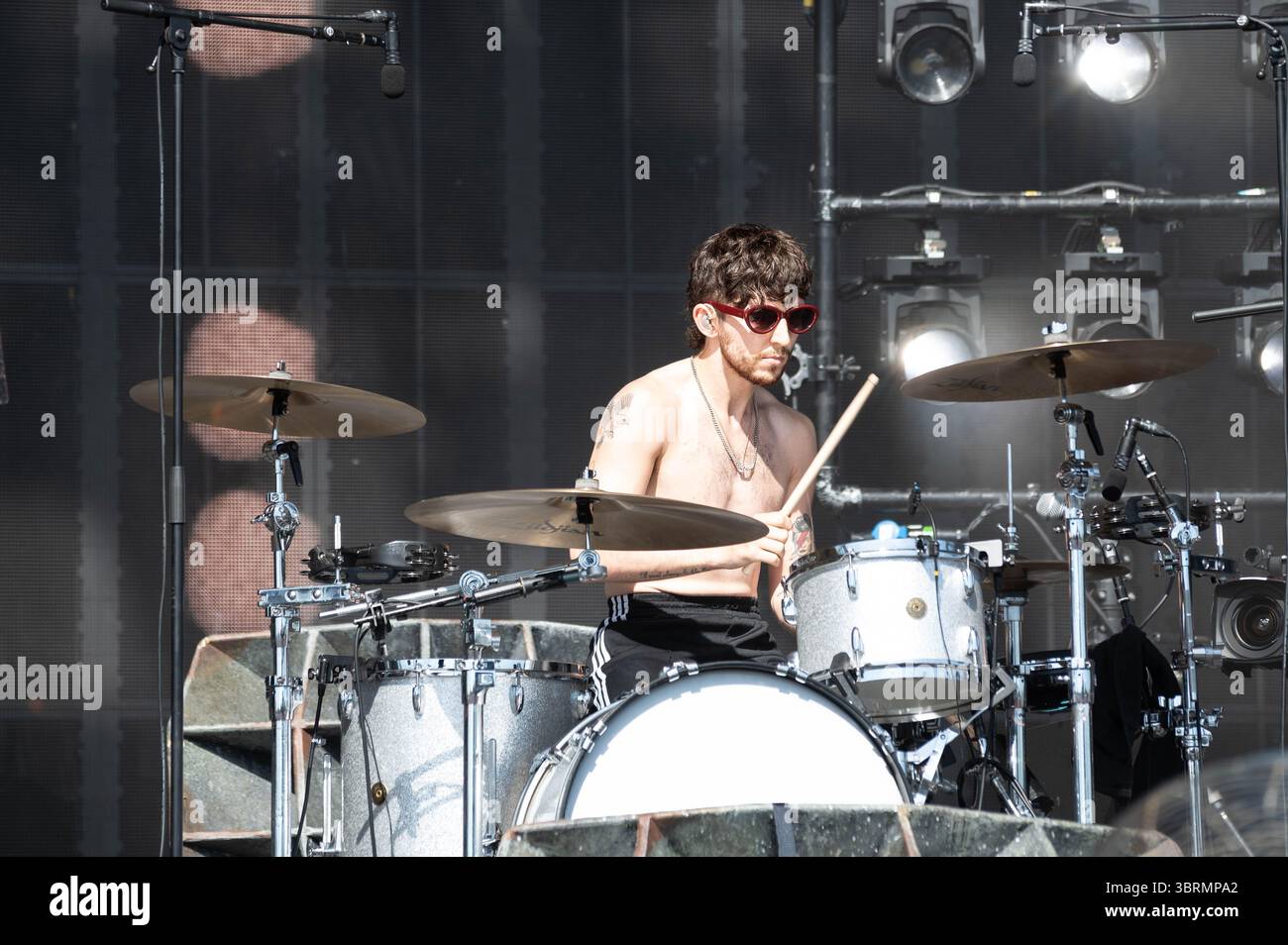 Glasgow, Scotland, UK. 12 July, 2025. Ryan McMahon of Inhaler ...