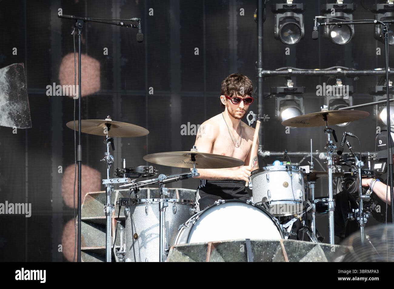 Glasgow, Scotland, UK. 12 July, 2025. Ryan McMahon of Inhaler ...