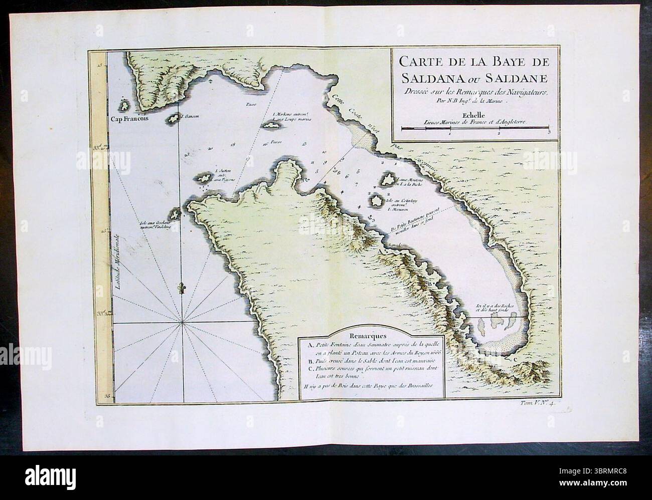 Map of Saldanhabay Stock Photo - Alamy