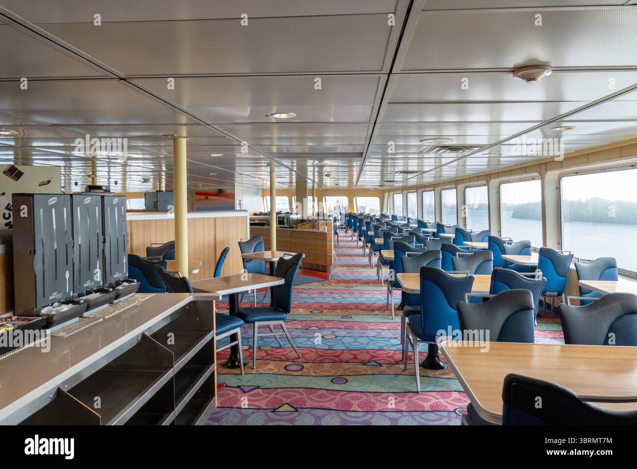 MS Chi-Cheemaun Passenger Car Vehicle Ferry Restaurant Seating, Ferry ...