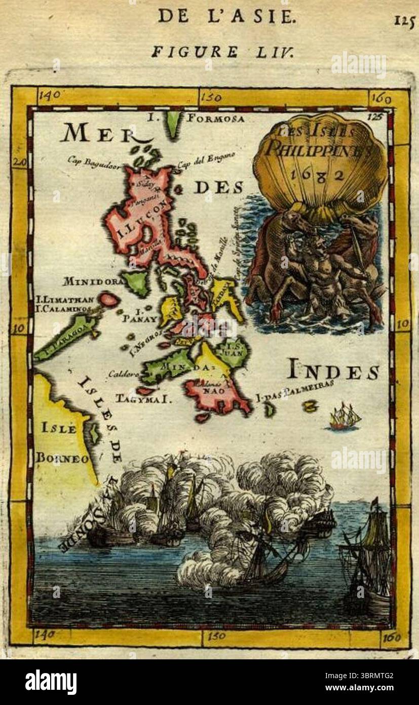 Map of the Philippines, 1683 Stock Photo - Alamy