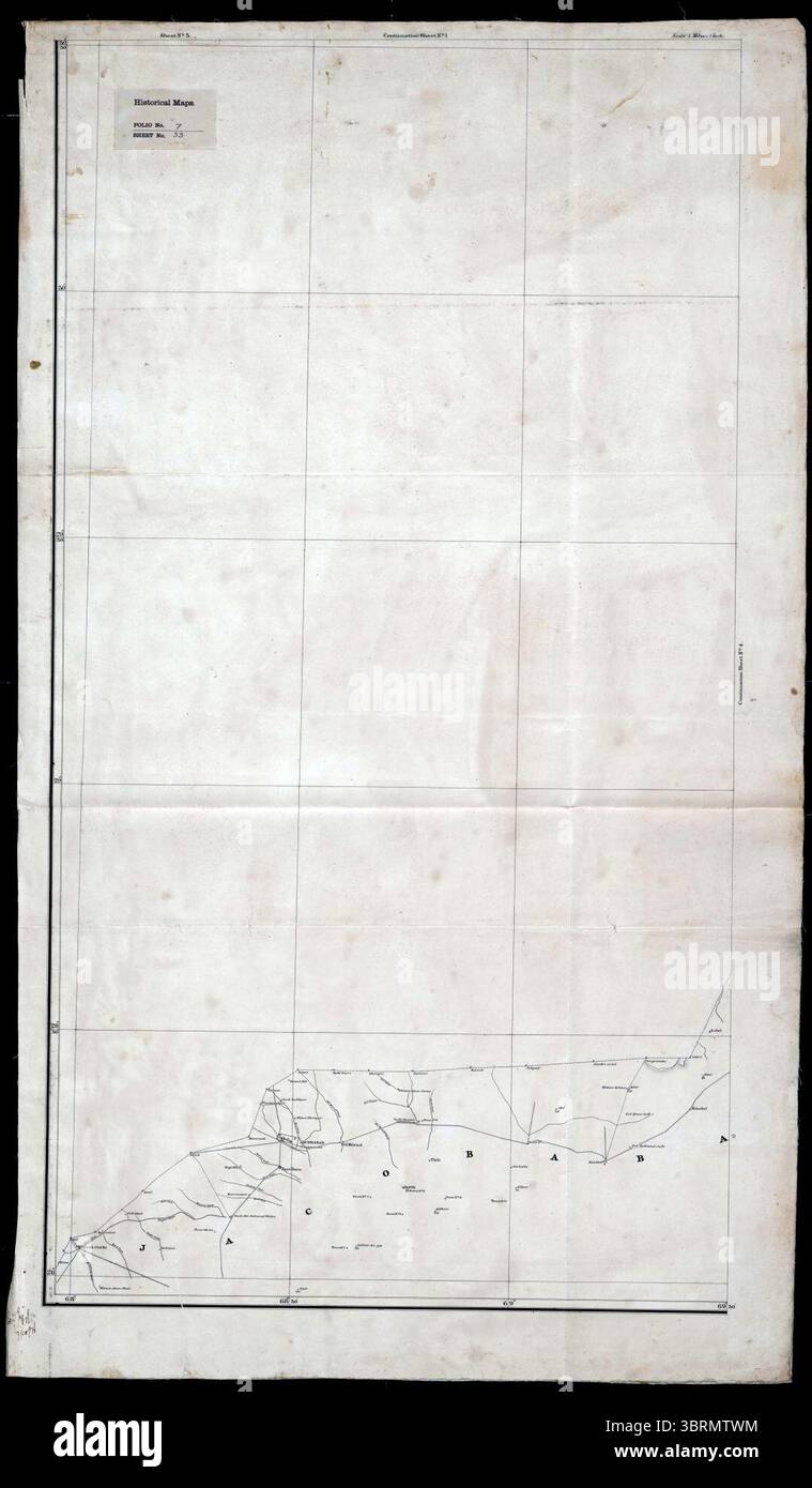 Map of the Trans-Indus Frontier from Jacobabad in Sindh to Bannu in ...