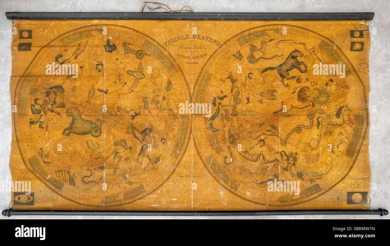 Map of the Visible Heavens on an Equatorial or Concave Globular ...