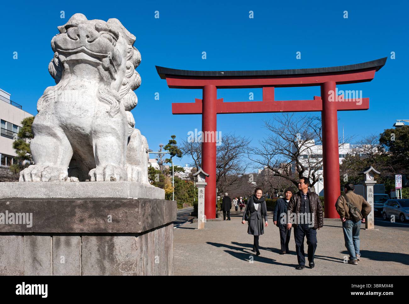 Shrine dog tsurugaoka hachiman hi-res stock photography and images - Alamy