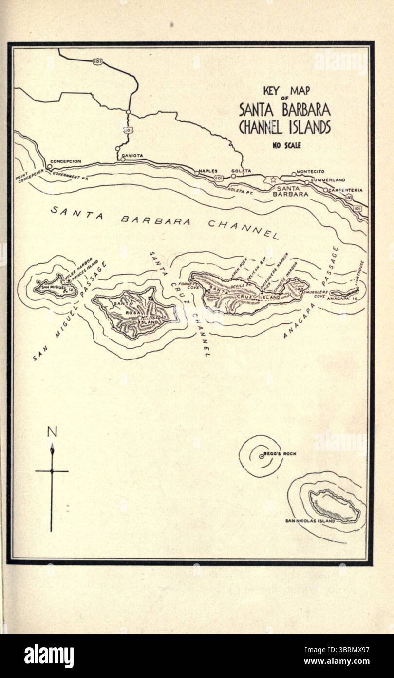 Maps from 1941 American Guide Santa Barbara a guide to the Channel city ...