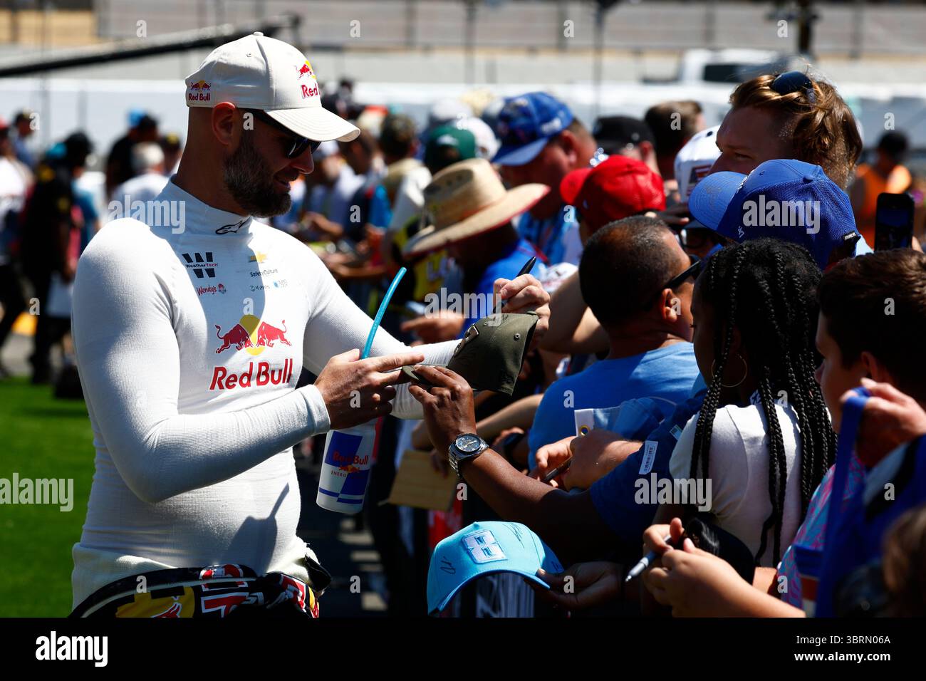 SONOMA, CA - JULY 13: Shane Van Gisbergen (#88 Trackhouse Racing Red ...