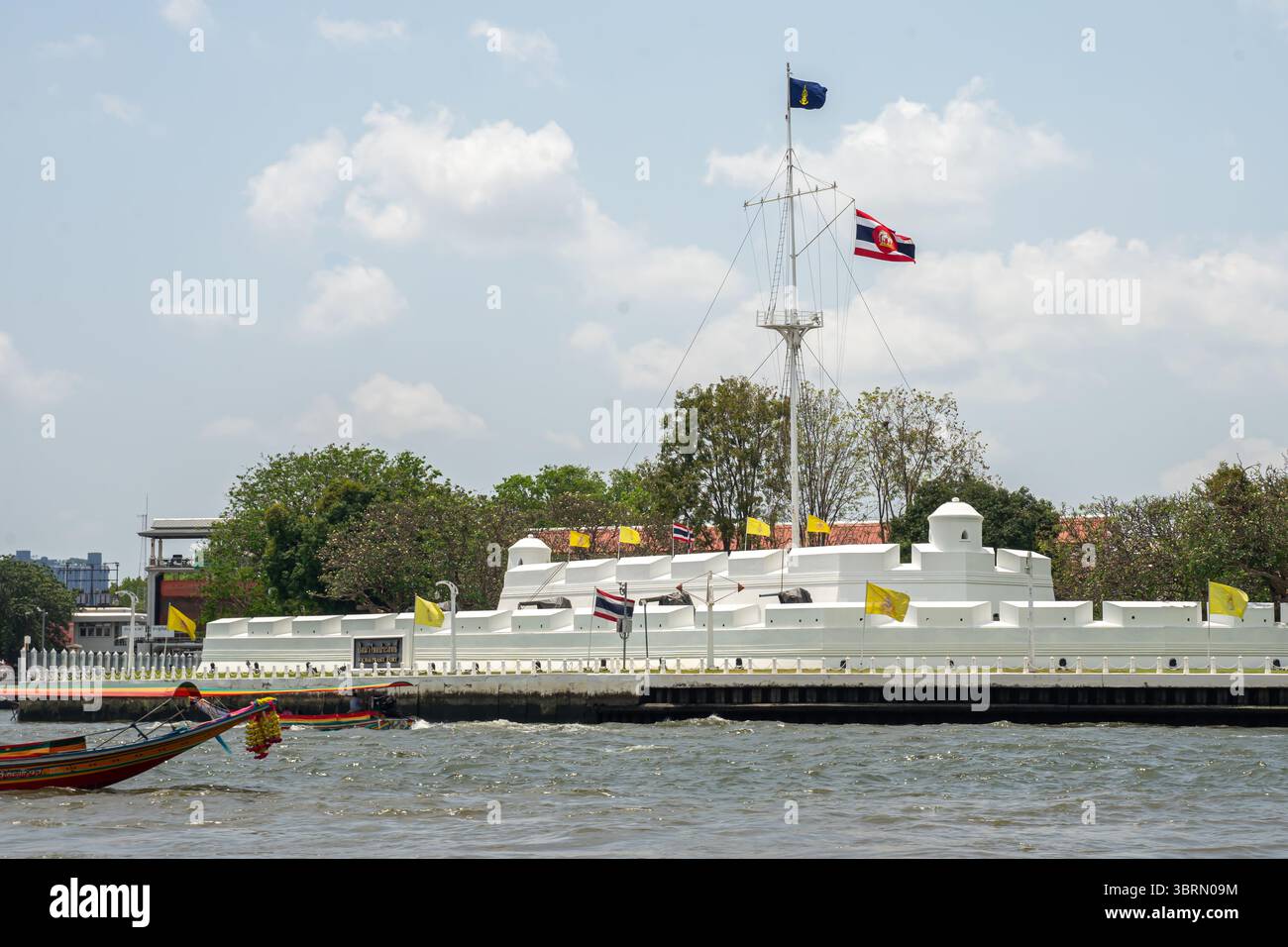 Wichai Prasit Fort, Fortress on Chao Phraya River in Bangkok, Thailand ...