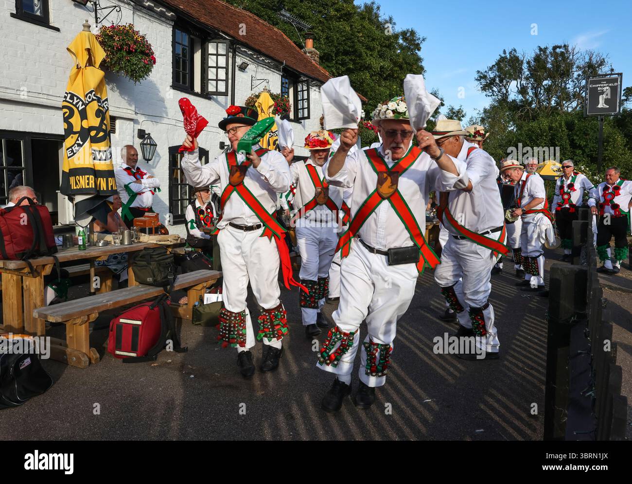 Chipperfield, Hertfordshire, UK, 12/07/2025 . The Greensleeves Morris ...