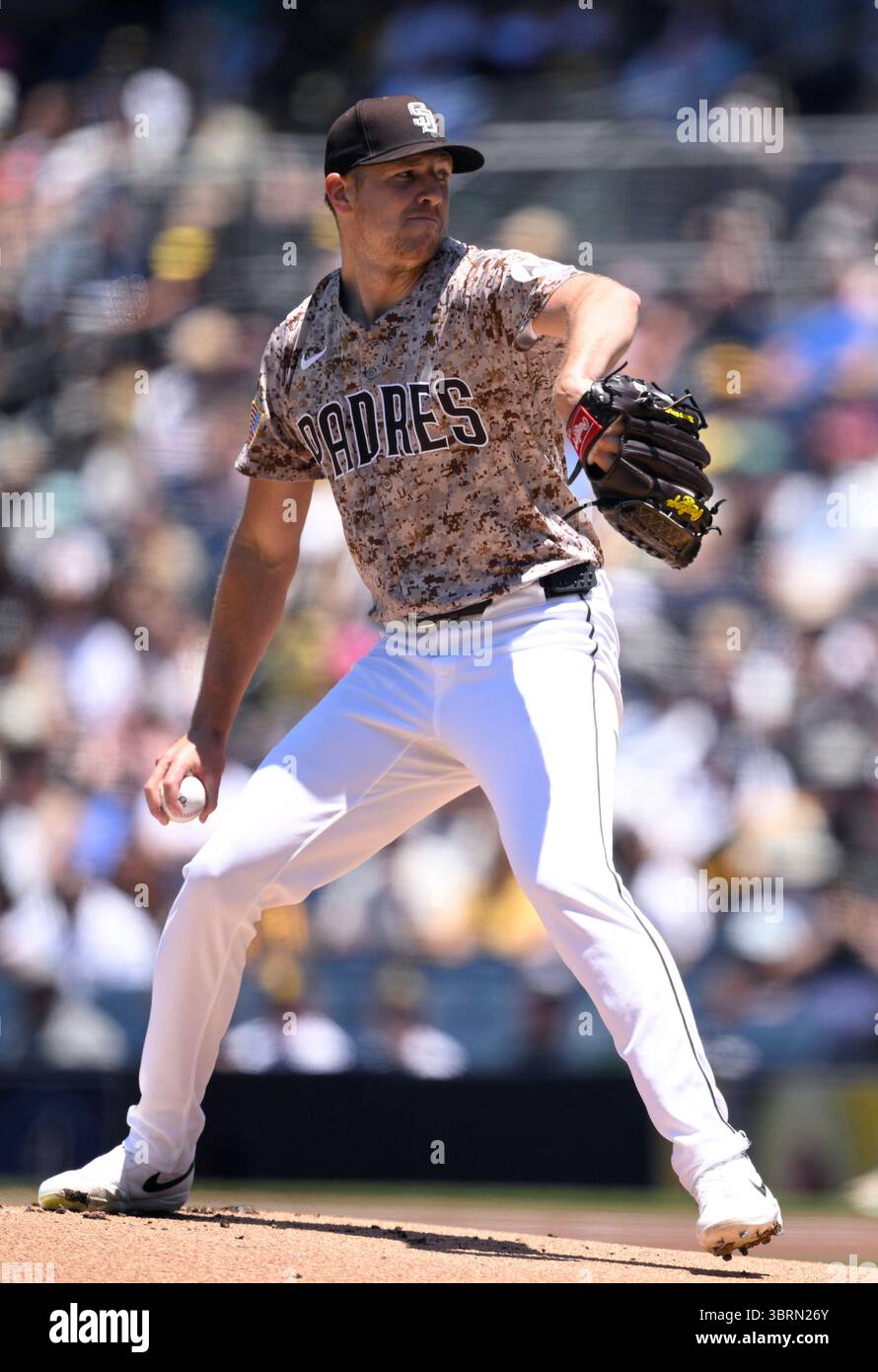 San Diego Padres starting pitcher Nick Pivetta works against a ...