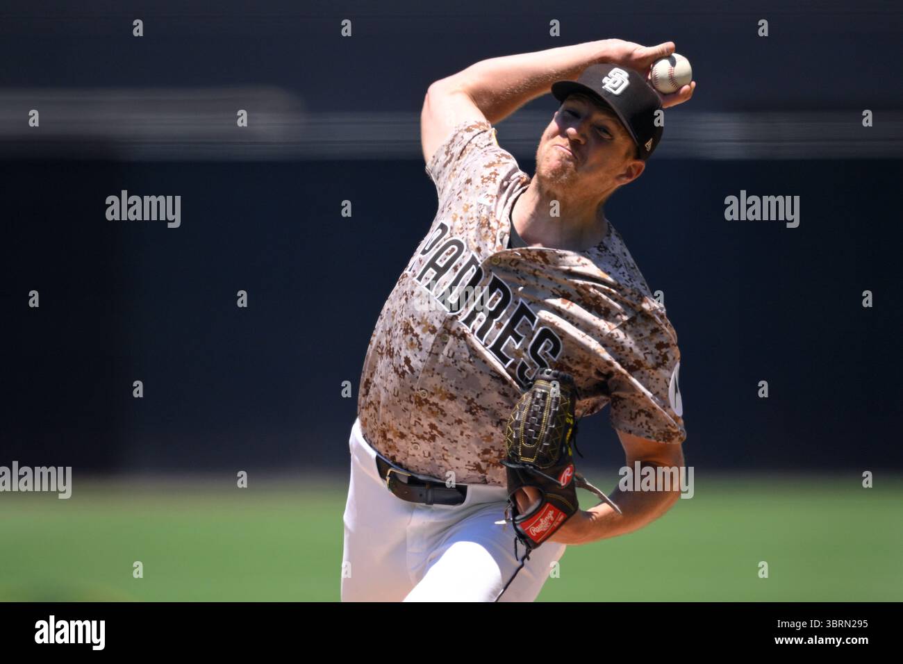 San Diego Padres starting pitcher Nick Pivetta works against a ...