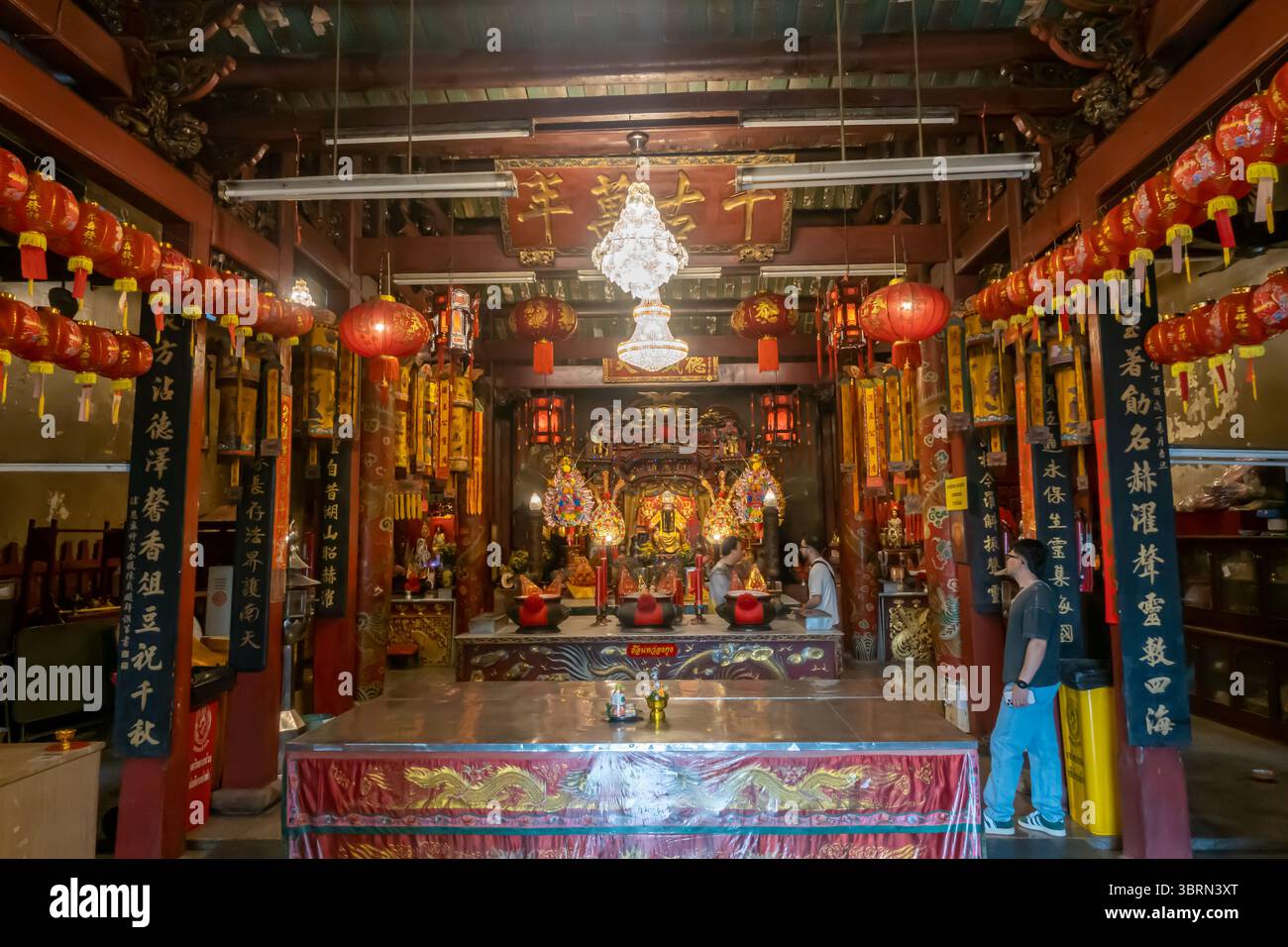 Horseshoe Shrine, Rong Kua Shrine, or Hot Wong Kung Shrine, Hakka style ...