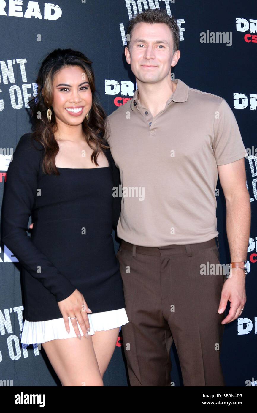 Ca. 12th July, 2025. Ashley Argota Torres, Mick Torres at arrivals for ...