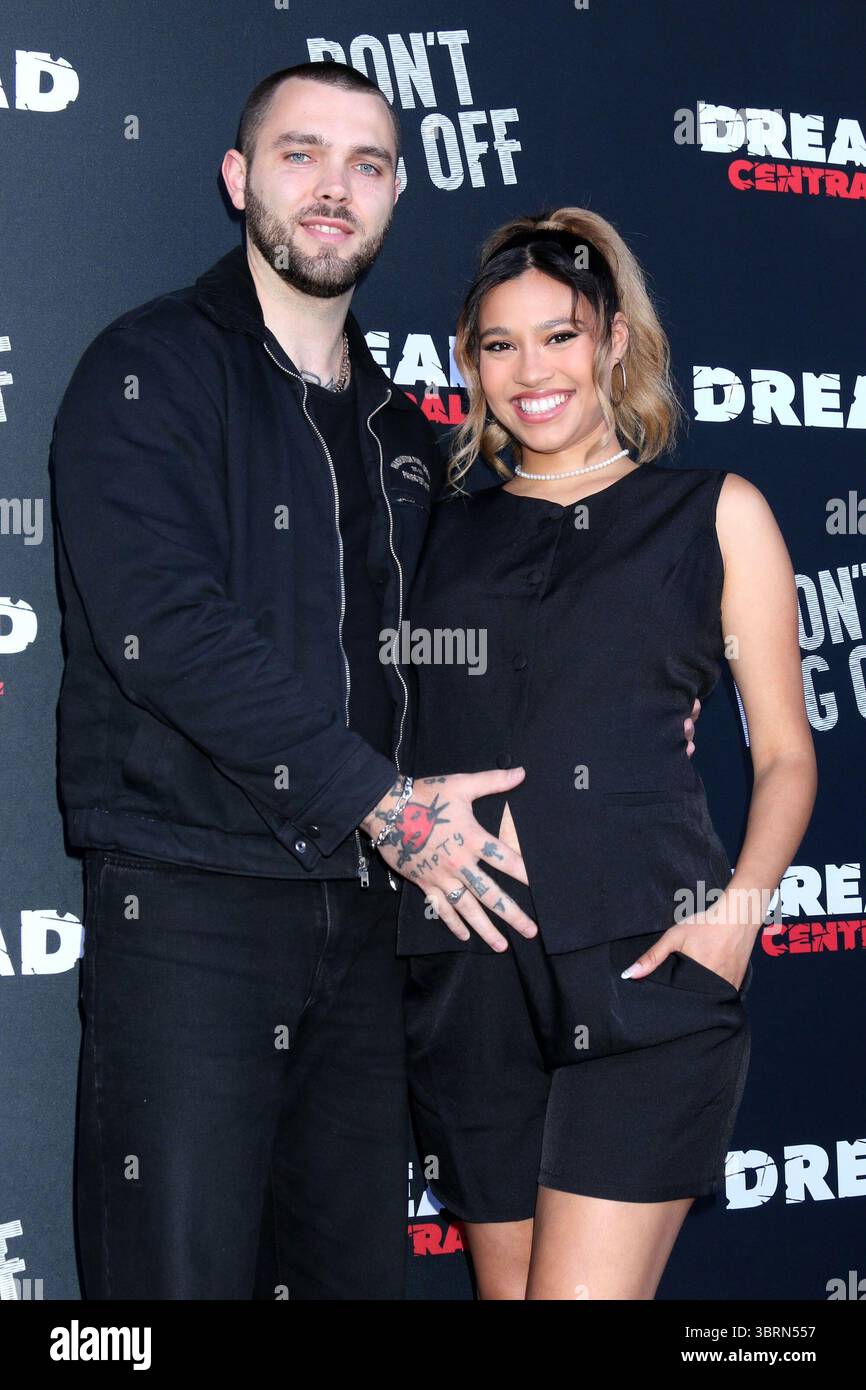 Ca. 12th July, 2025. Tyler Shaw, Kara Royster at arrivals for DON'T LOG ...