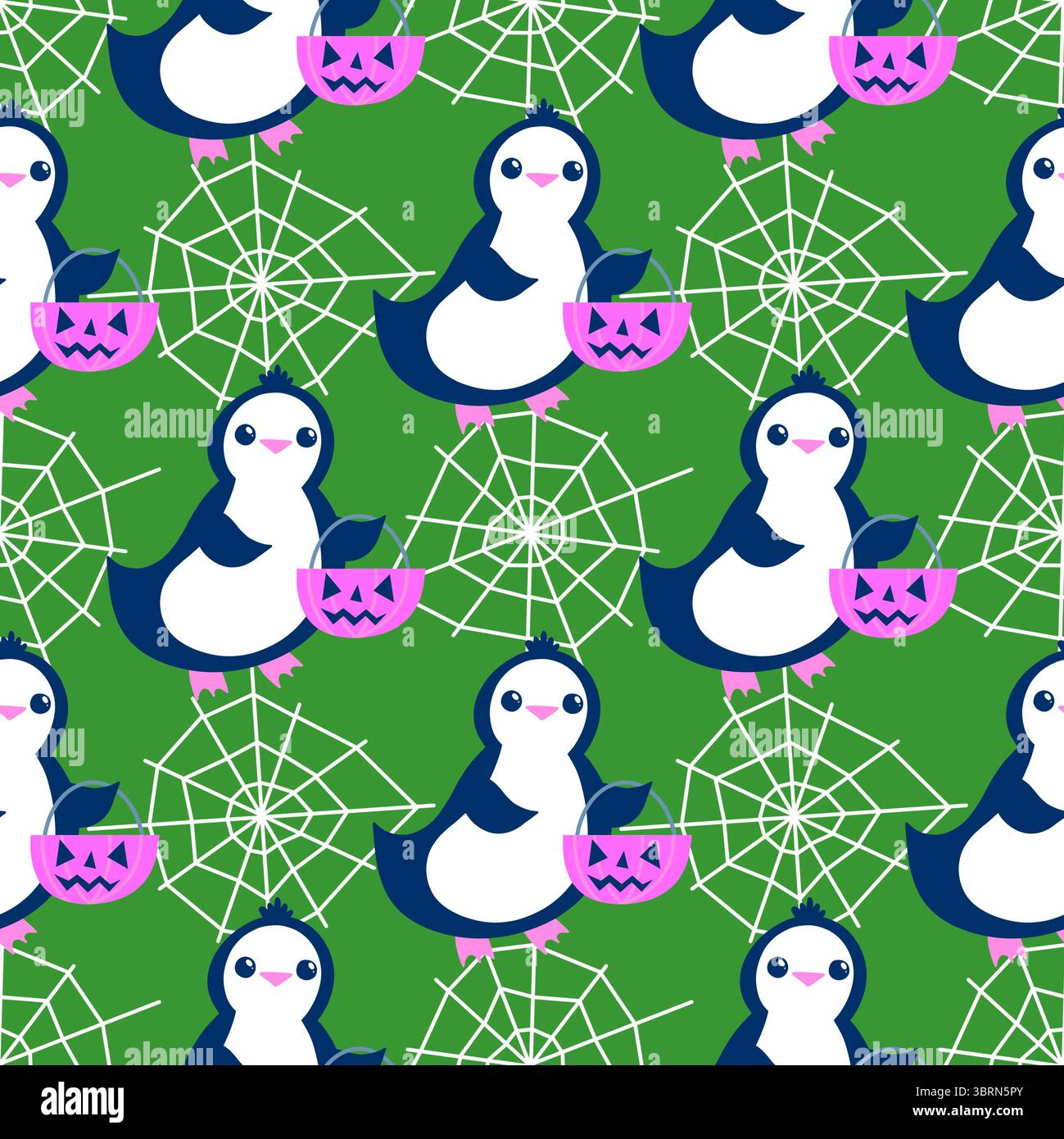 Halloween cartoon animals seamless Cut Out Stock Images & Pictures - Alamy