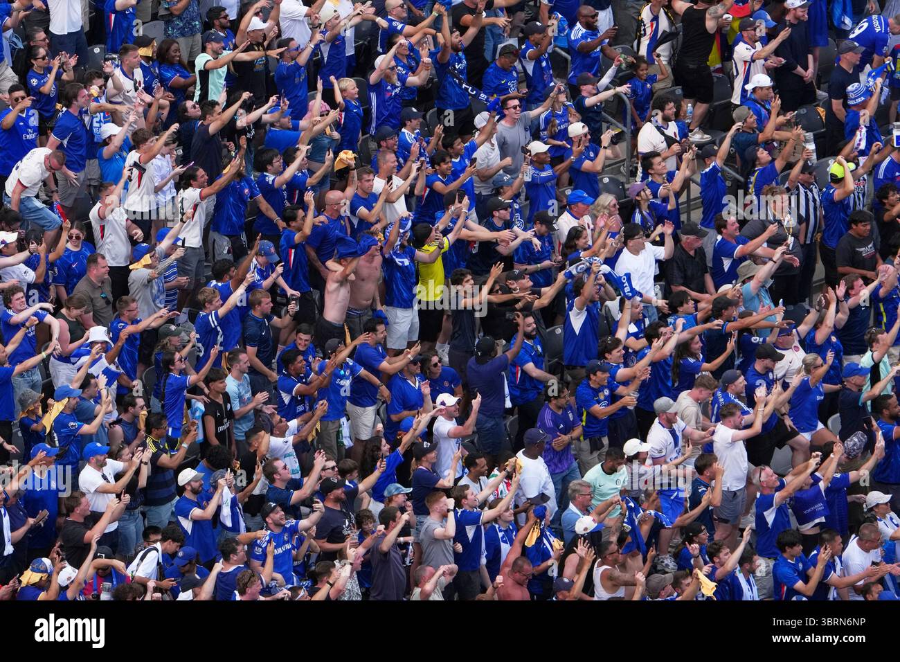 Chelsea fans react after during the Club World Cup final soccer match ...