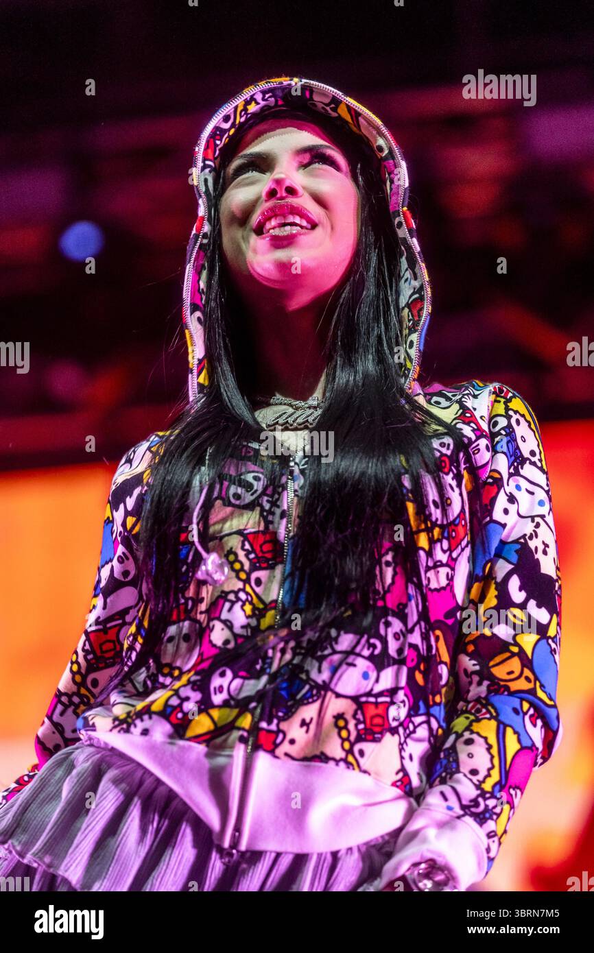 On Sunday, July 13, 2025, the Arena del Mare at Genoa's Porto Antico ...