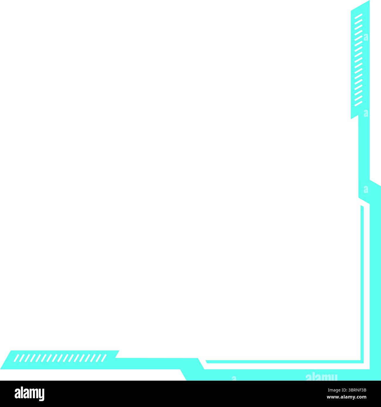 Y2K Retro Hud Frame Stock Vector Image & Art - Alamy