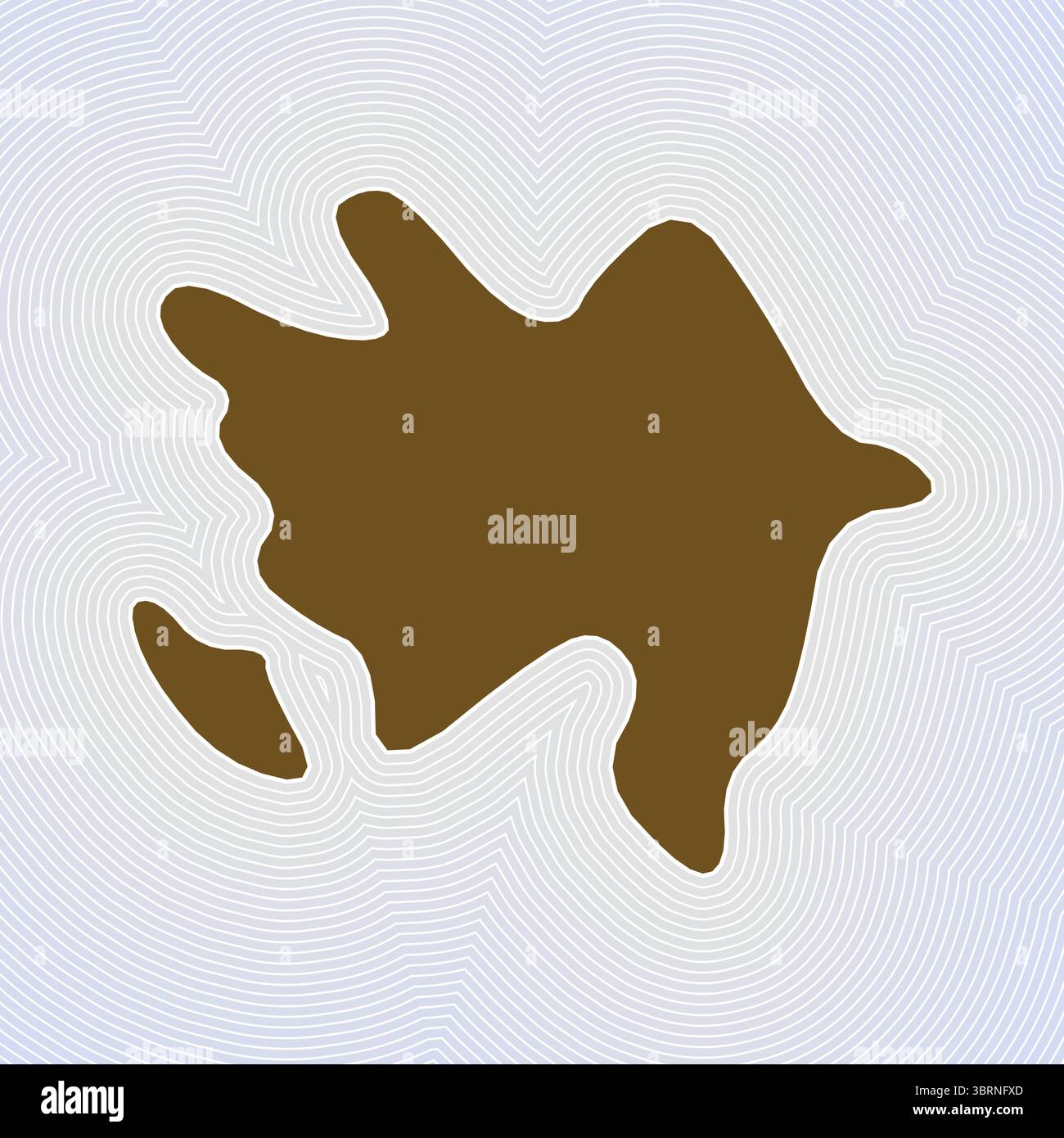 Azerbaijan map icon. Country shape on radiant striped gradient ...